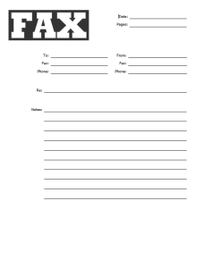 Free Printable Fax Cover Sheet PDF Fillable Template