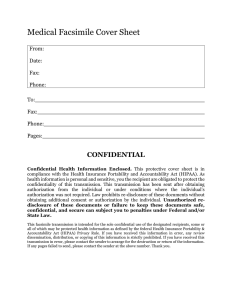 Free Medical Fax Cover Sheet PDF Template